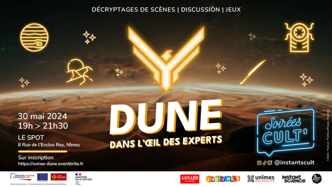 Soirée Cult’ - Dune dans l’œil des experts - Instant Science